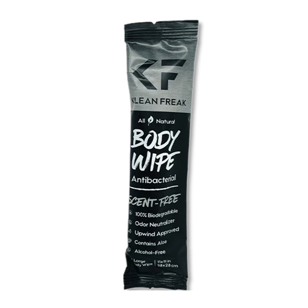 Klean Freak - Body Wipes - Single Sachet - Scent Free - Top Quality ...